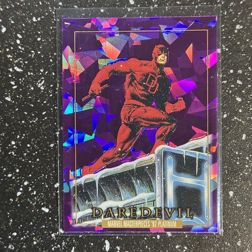2024 Marvel Masterpieces 1992 Platinum PURPLE CRYSTALS #12 Daredevil | eBay