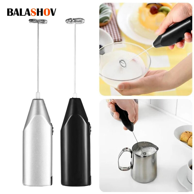 Electric Milk Frother Egg Whisk Mixer Beater Coffee Foamer Kitchen ...