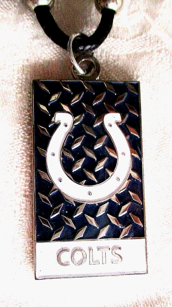 INDIANAPOLIS COLTS Metal Emblem Team Logo Necklace #03 - NEW | eBay