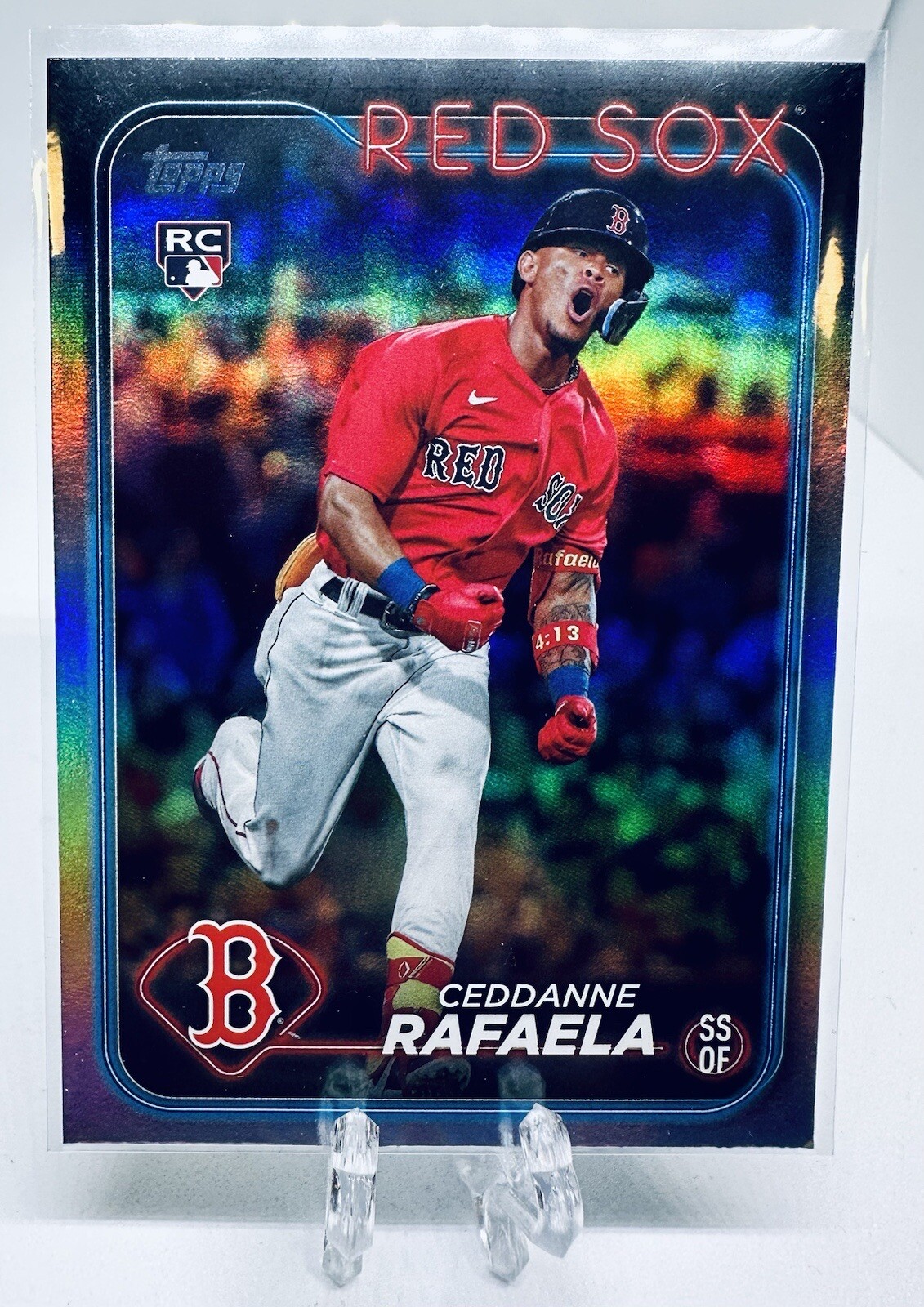 2024 Topps Series 1 - Ceddanne Rafaela Rookie Rainbow Foil Card #313 | eBay