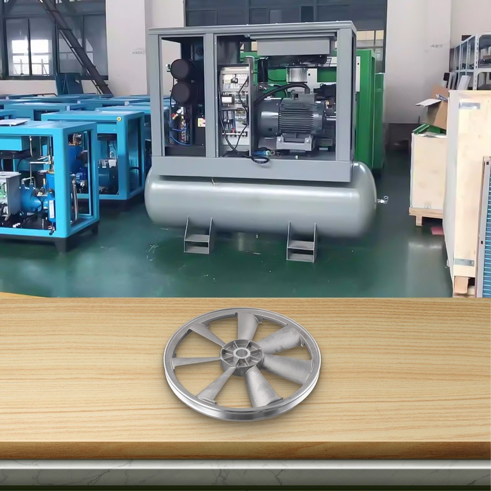Single Groove Pulley for Air Compressors 300mm Diameter Triangle Belt ...