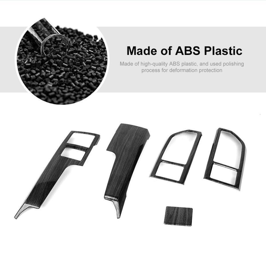 For 2015-2020 Ford F150 F-150 Black Wood Grain Central Control Cover ...