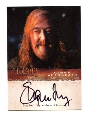 The Hobbit Desolation of Smaug ~ Stephen Fry ~ Autographed Card ...