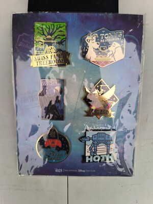 Disney D23 Official FAN CLUB Gold Member Pin Collection Set -D23 EXPO ...