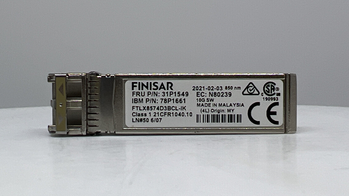 FINISAR FTLX8574D3BCL-IK 10G SW SFP+ Transceiver | eBay