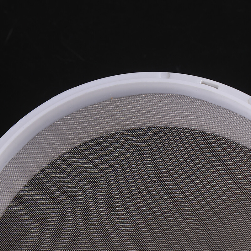 White Plastic Fine Mesh Strainer Flour Colander Sifter Sieve Kitchen ...