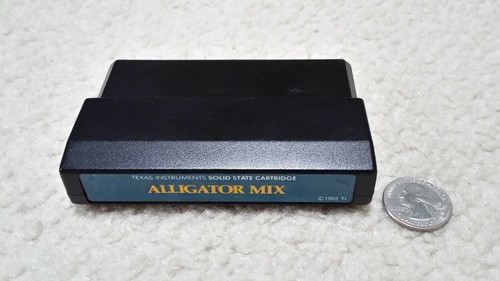 Texas Instruments TI-99 4A computer cartridge, Alligator Mix (black ...