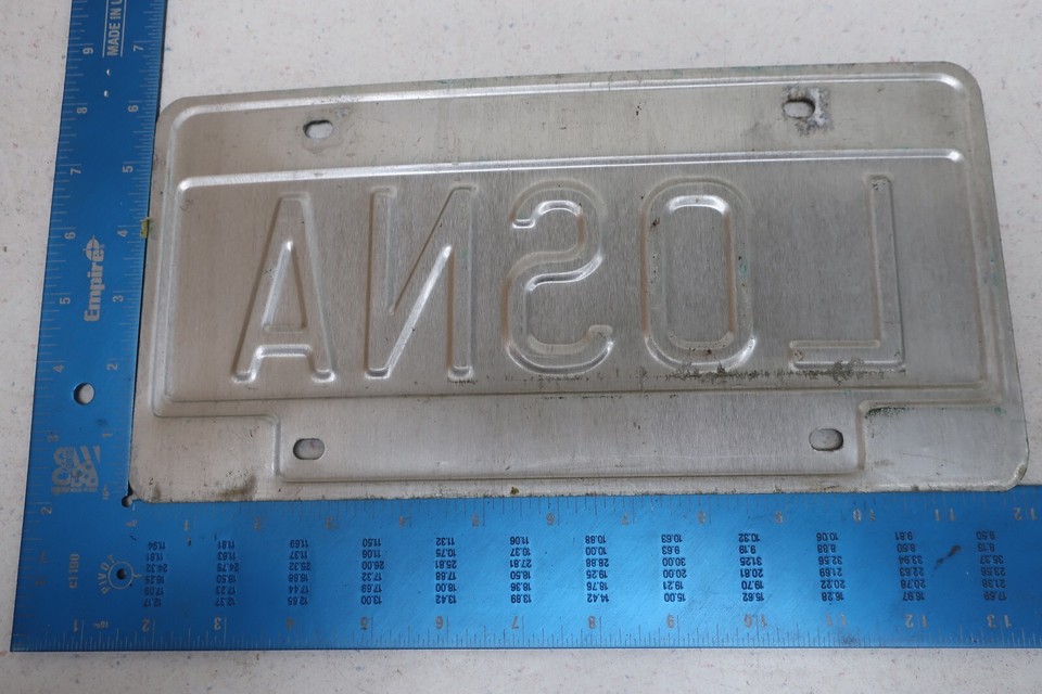 Vermont VT License Plate Tag Vanity 1997 97 Ladies Shriner Order LOSNA ...