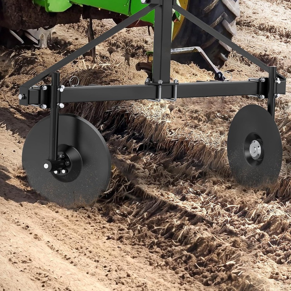 48" Adjustable Disc Bedder Garden Disc Plow for Category 1 16" Disc ...