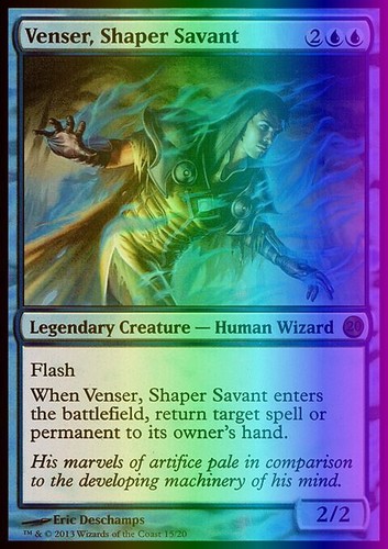 MTG Magic the Gathering Venser, Shaper Savant (15/20) FTV Twenty LP ...