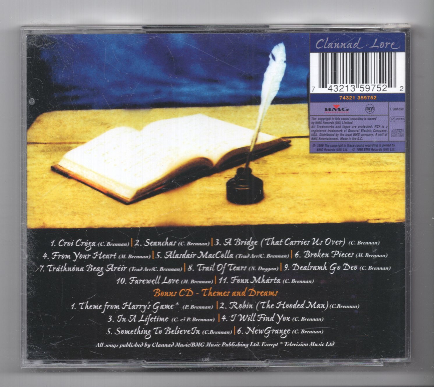 Clannad - Lore/Themes And Dreams (1998) for sale online | eBay