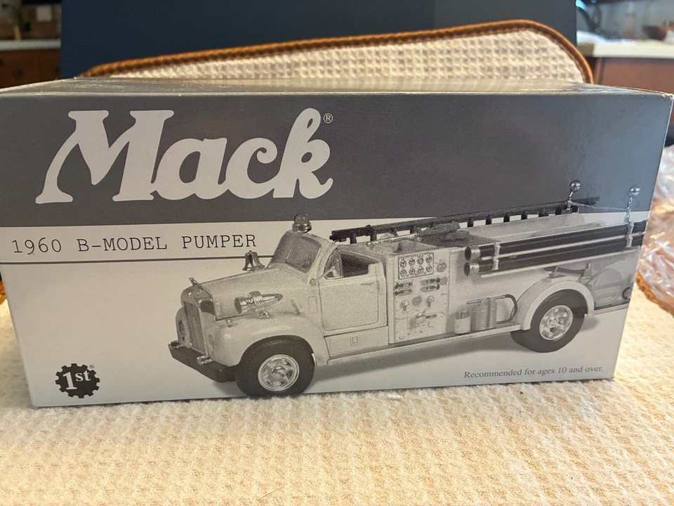 First Gear Mack 1960 B-Model Pumper 1:34, Shell Oil, Deer Park TX. | eBay