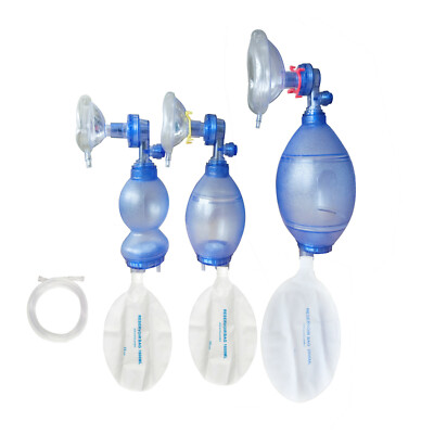 PVC Manual Resuscitator Reservoir bag Oxygen Tube CPR First Aid kit | eBay
