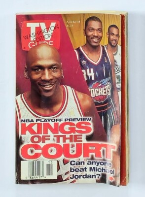 TV Guide Magazine April 12 1997 NBA Michael Jordan Washington Ed. No ...