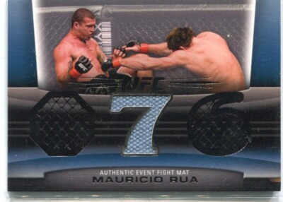 2011 Topps Title Shot - MAURICIO RUA UFC 76 - Fight Used Mat - MMA UFC ...