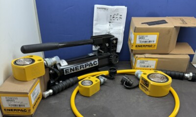 Enerpac Low Height Hydraulic Cylinder Set RSM300 RSM200 RSM100 10,20,30 ...