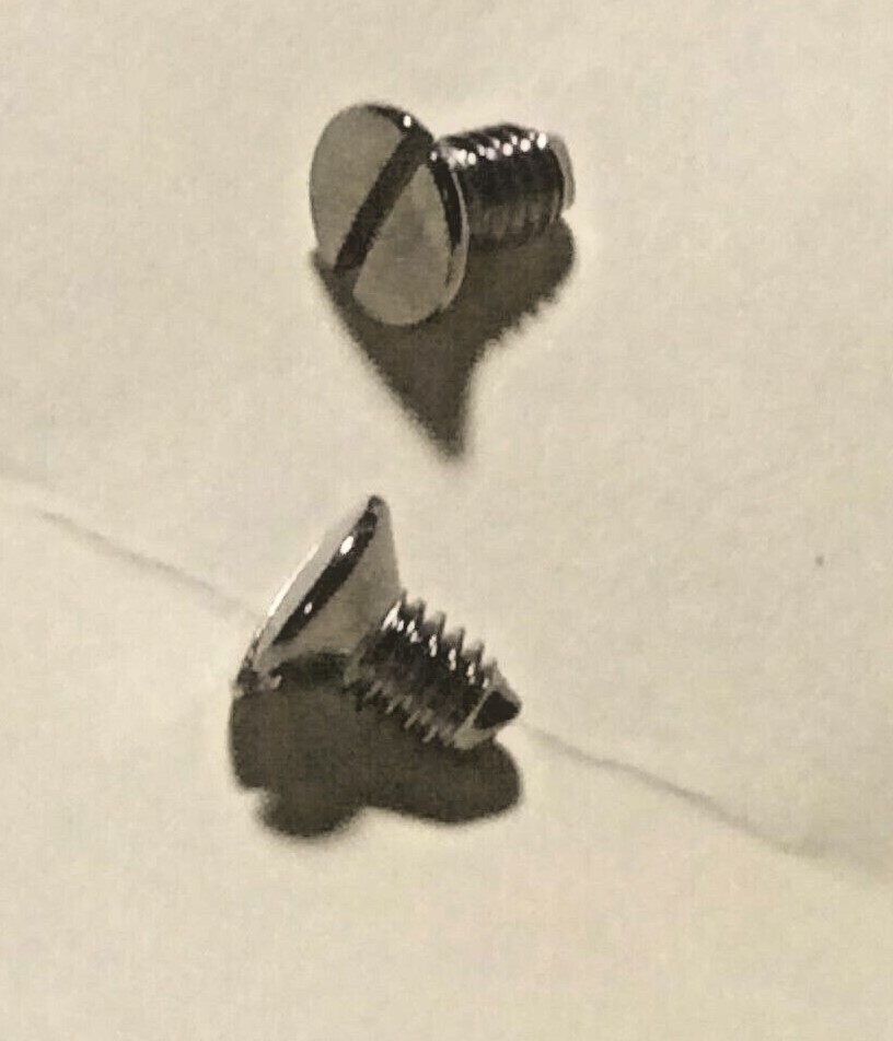 2 Needle Plate Screws Fit Singer Sewing Machines Models 221 222 66 99 ...