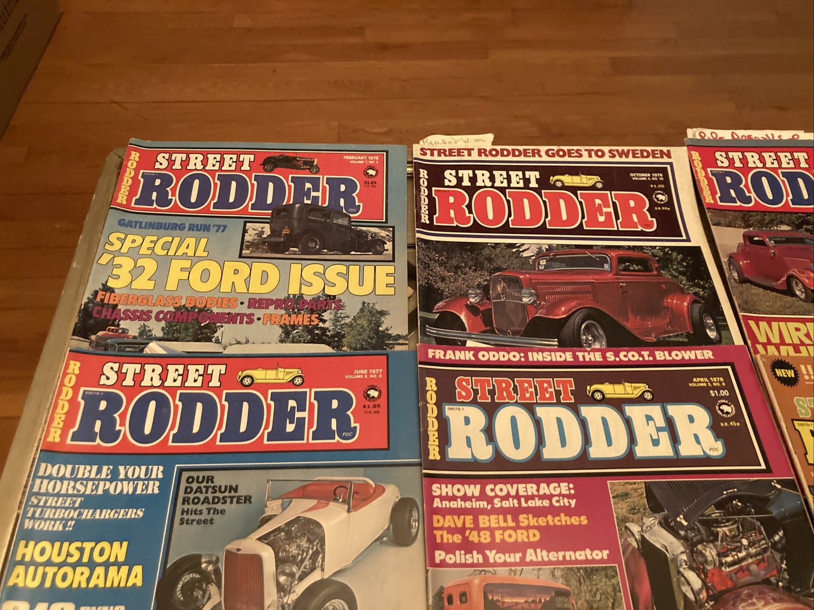 Vintage 1970’s Street Rodder MAGAZINES w/articles & historic photos ...