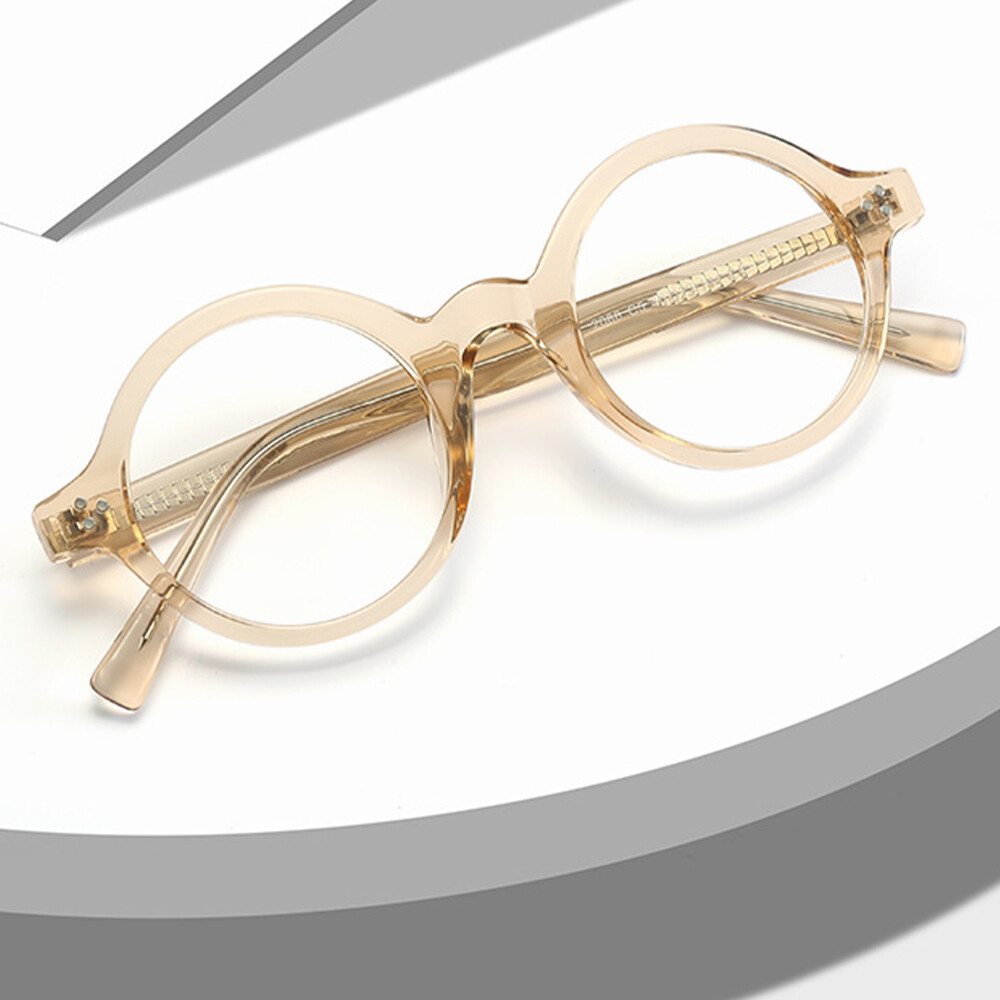 50mm High-End Oval Titanium Reading Glasses Ultralight Glasses Readers ...