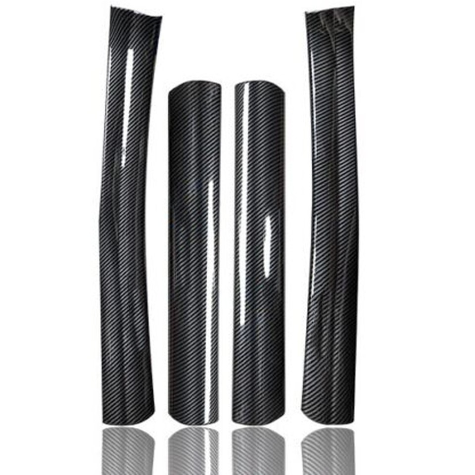 Carbon Fiber Print Inner Door Sill Step Strips Trim Fits 11-16 F10 F11 ...