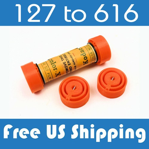 127-616 Medium Format Folding/Box Camera Film Spool Adapter Set-Kit ...