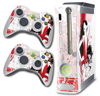 Skin Decal Wrap for Xbox 360 Original Gaming Console & Controller ...
