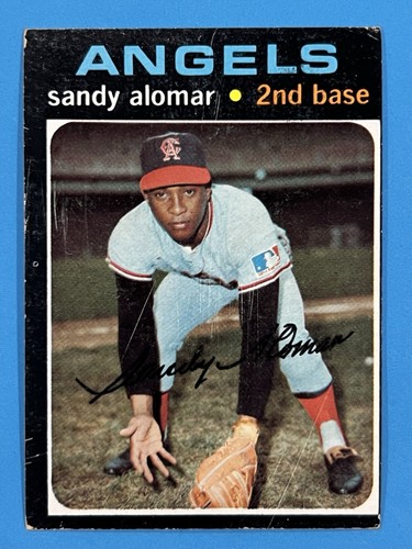 1971 TOPPS - SANDY ALOMAR - #745 - HIGH # NUMBER - VG - ANGELS | eBay