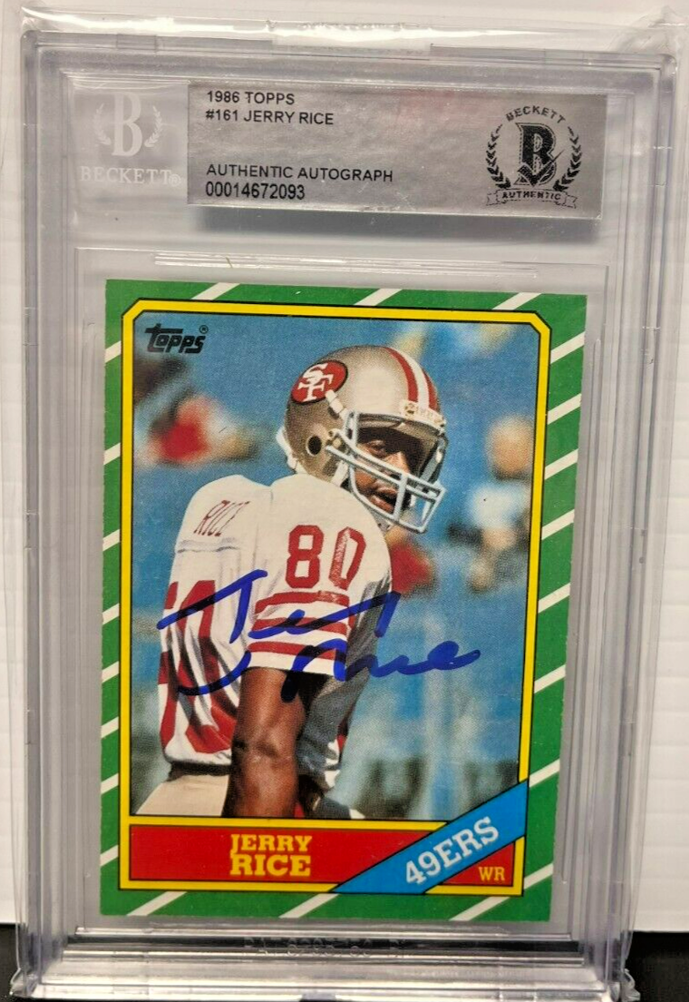 Jerry Rice Autographed Memorabilia | Signed Photo, Jersey, Collectibles ...