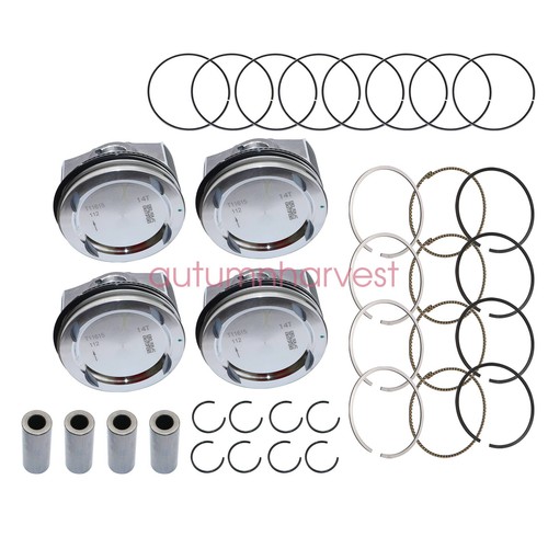 Pistons & Rings Kit For 11-15 Buick Chevrolet Cruze Encore 1.4L L4 DOHC ...