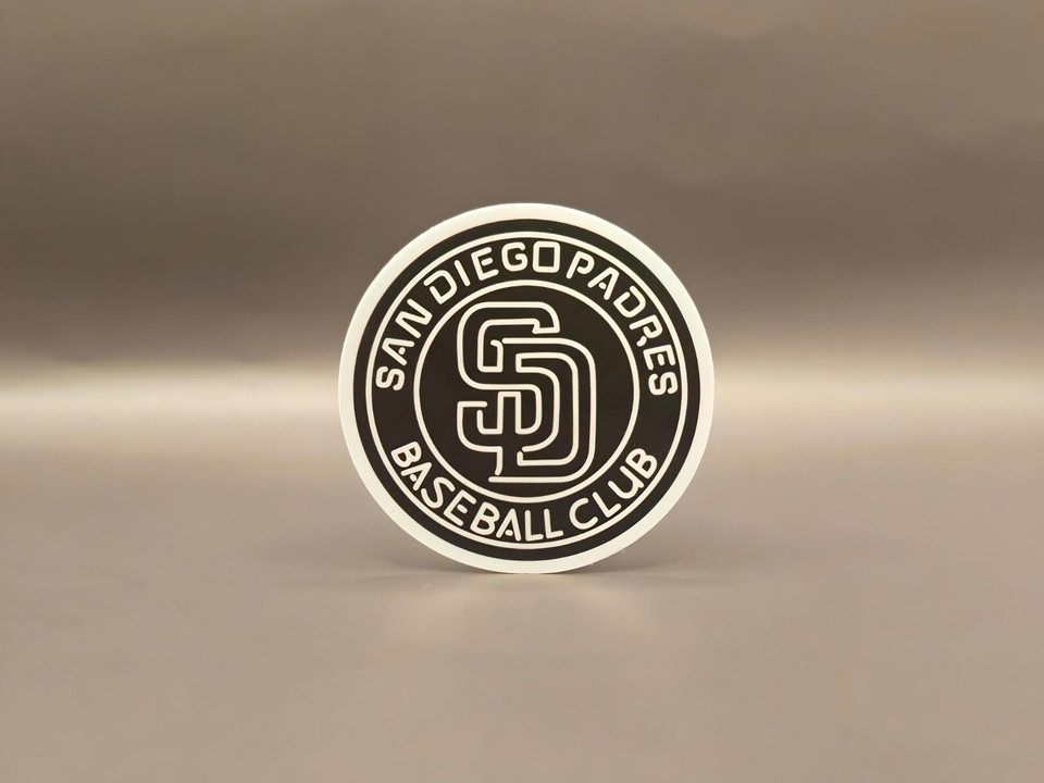 San Diego Padres Inspired Stickers Baseball Vinyl Decals SD 619 Friar ...