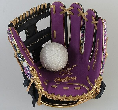 Rawlings Baseball Glove HOH Blizzard Wizard Infielder Purple 11.5in ...
