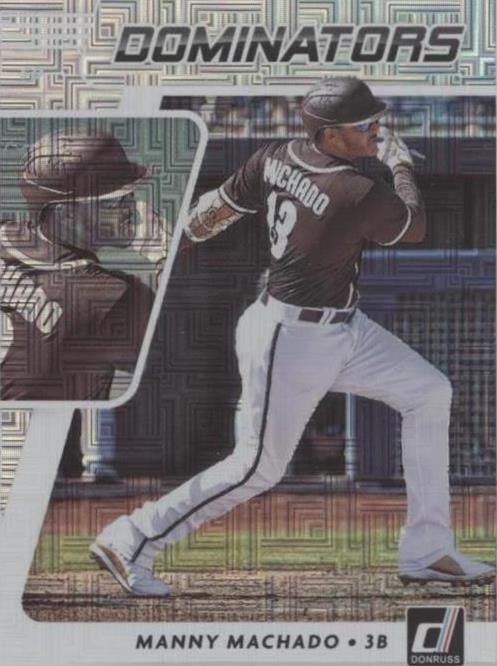 2021 Panini Donruss - Dominators Manny Machado #DOM6 Vector for sale ...