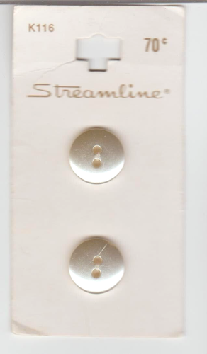 Streamline Buttons #K116 White Size 14.5mm (9/16") | eBay