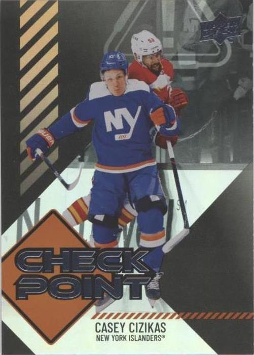 2024-25 Upper Deck Series 1 - Checkpoint Casey Cizikas #CP-15 Black for ...