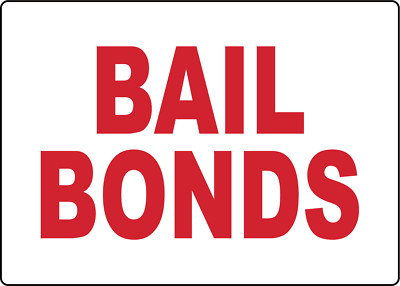 BAIL BONDS| Laminated Vinyl Decal Sticker Label | eBay