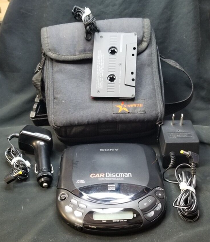 Vintage Sony Discman Model D-822K & Accessories (works) | eBay