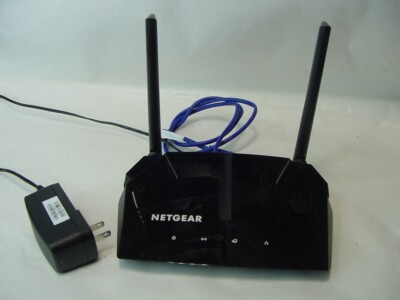 NETGEAR AC1000 WIFI ROUTER R6080 WITH POWER AND LAN CABLES | eBay