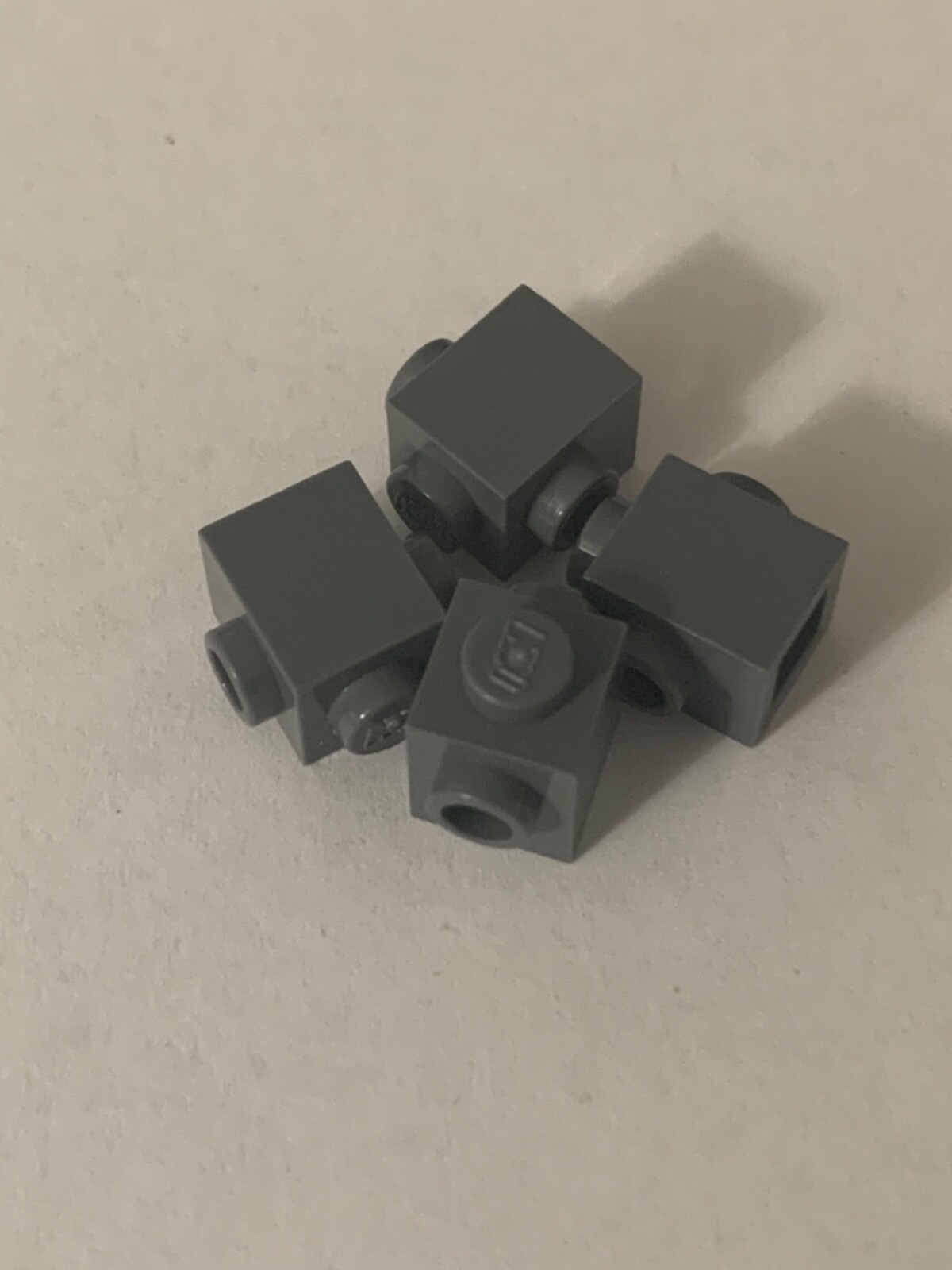 LEGO Parts 47905 (4pcs) Brick, Modified 1 x 1 w Studs 2 Sides, Opposite ...