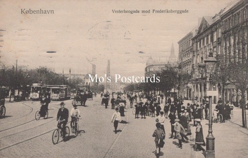 Denmark Postcard - Copenhagen, Vesterbrogade Mod Frederiksberggade ...