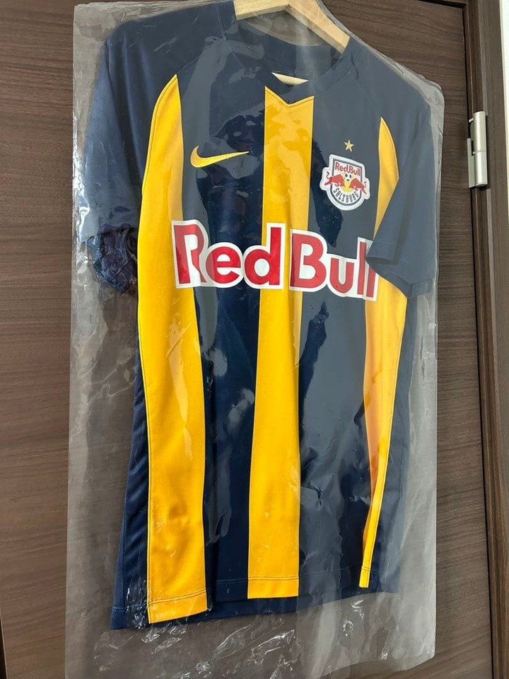 Red Bull Salzburg Takumi Minamino Away Jersey L Unused 19/20 Soccer ...