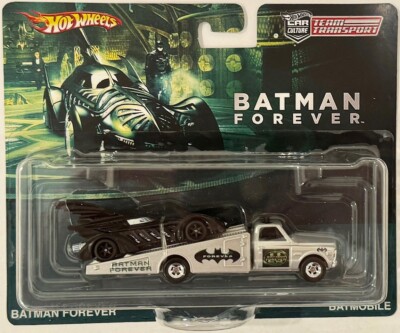 Custom Hot Wheels Team Transport BATMAN Forever Batmobile on Ramp Tow ...