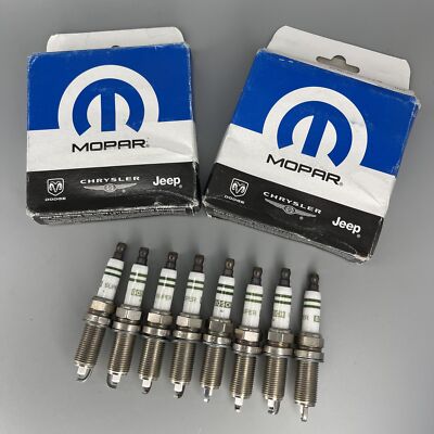 OEM Mopar Spark Plug 8pcs For Dodge Jeep RAM Chrysler Lexus KIA ...