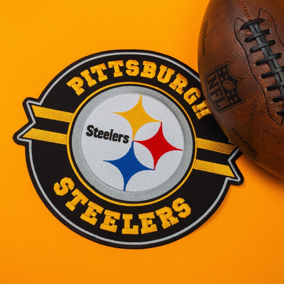 Pittsburgh Steelers Patch, American Football Team Logo, Embroidered ...
