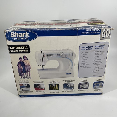 SHARK BY EURO-PRO X SEWING MACHINE MODEL 384 Excellent Condition " | eBay