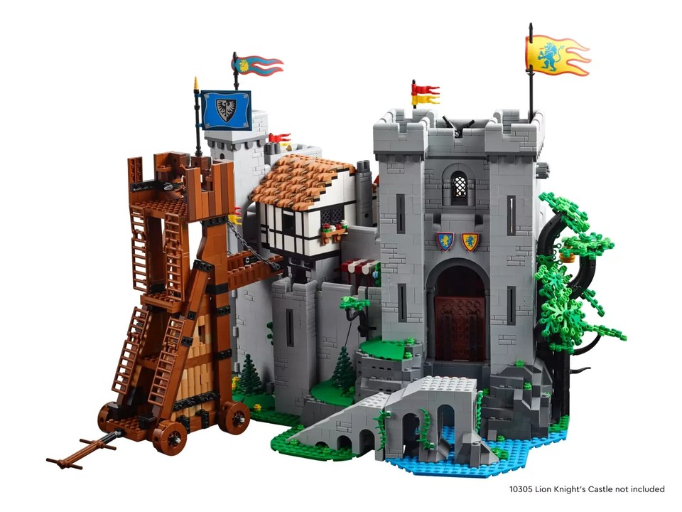 LEGO Bricklink Exclusive Series 4 Siege Encampment 910045 Castle Knight ...