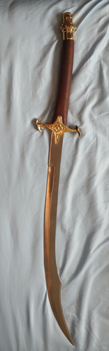 Arabian Shamshir Warrior Sword Scimitar Wood Pirate Caribbean Cutlass ...
