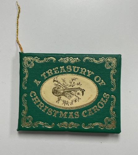 VTG Christmas ornament Treasury of Christmas Carols mini book Kurt ...