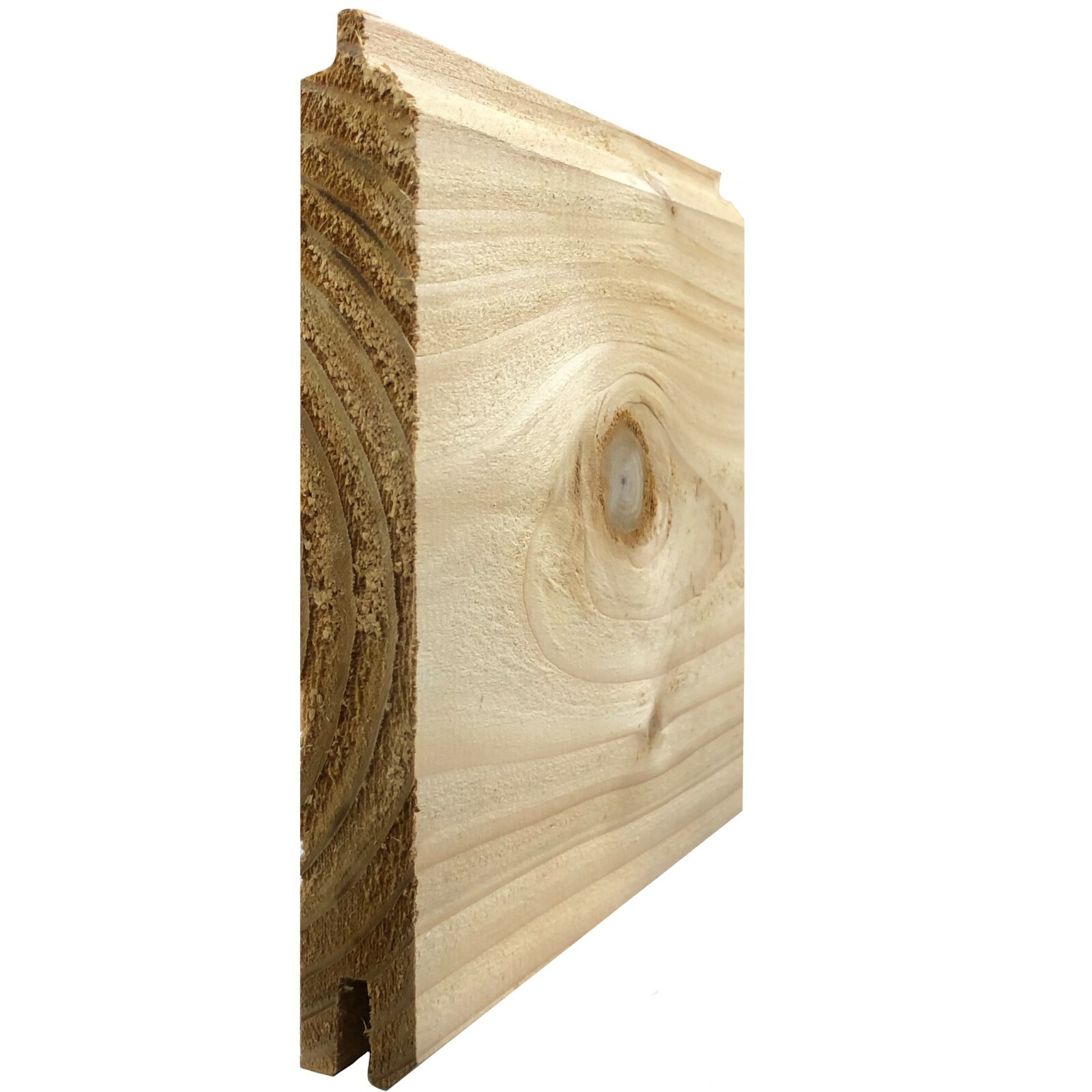 Square Metres of Planed Western Red Cedar TGV Cladding - 2.4m Tongue ...