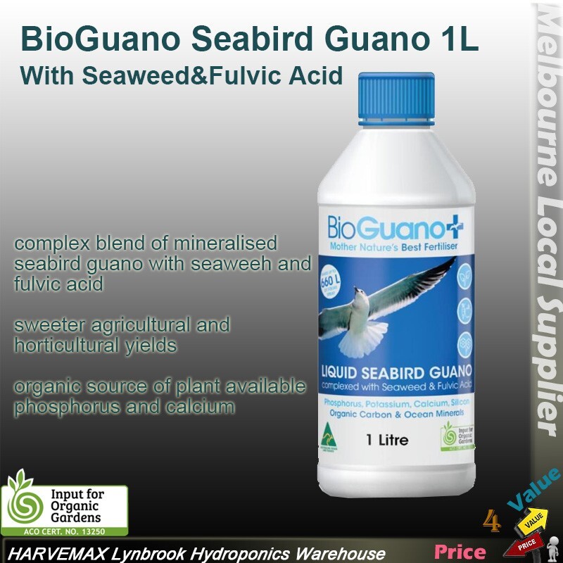 Hydroponics Nutrient BioGuano Seabird Guano Liquid 1L Bio Guano | eBay