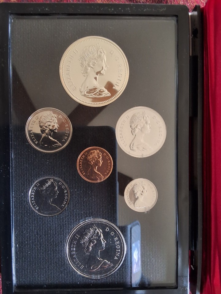 1976 Canadian 7 Coin Proof Set With Silver Dollar | eBay